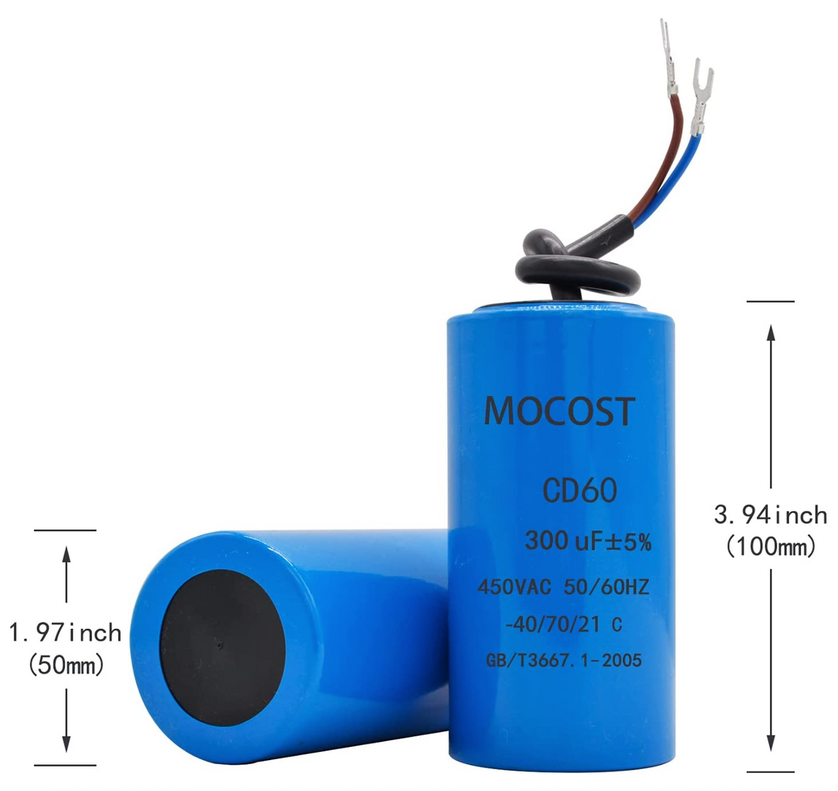 CD60 300UF 250UF heavy duty electric motor starting capacitors Motor s ...