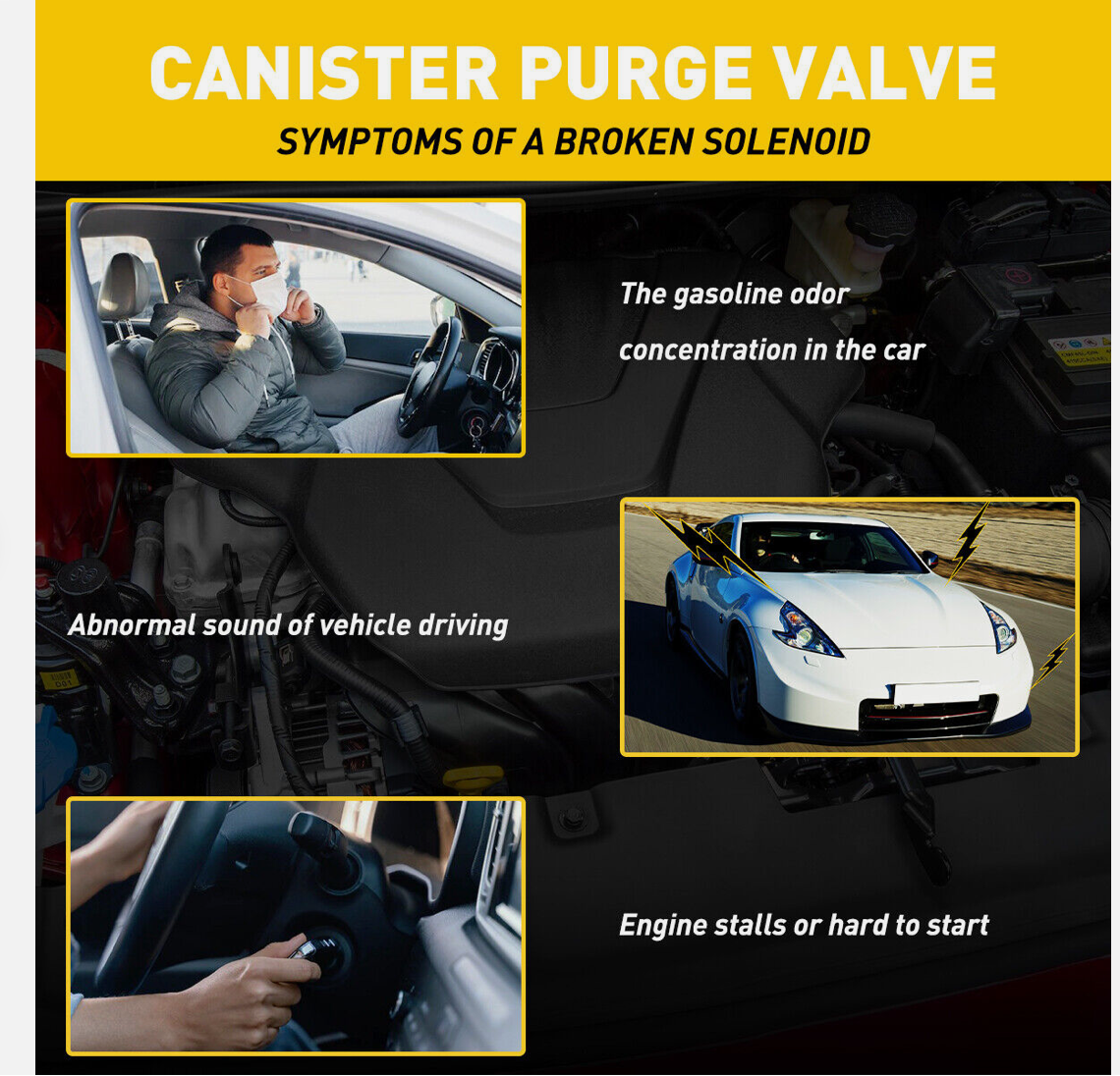 Nissan Vapor Canister Purge Valve 911-509 14930-JA10A K5T46696 – WareWell