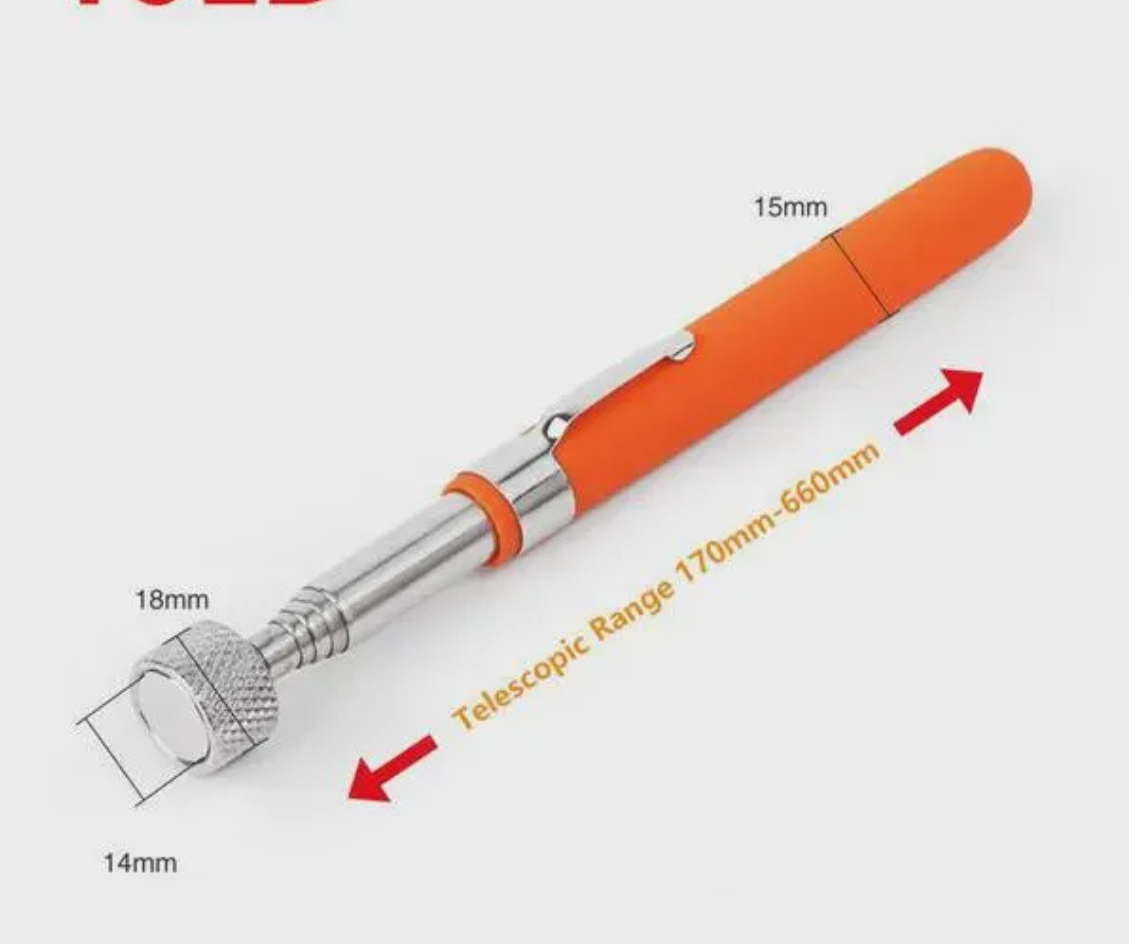 Adjustable Magnetic Pick-Up Tools metal picker Telescopic Magnetic Pic ...